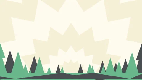 Cartoon forest intro animation, motion g... | Stock Video | Pond5