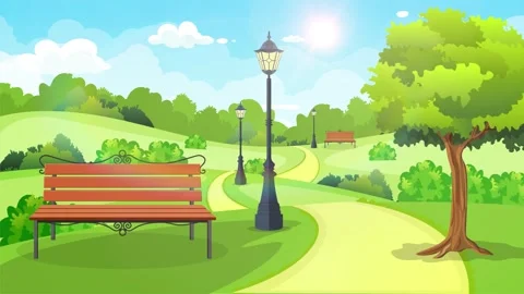 Garden Background Cartoon Stock Videos – Royalty-Free HD & 4K Videos ...