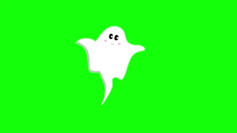 cartoon ghost icon animated cartoon flyi... | Stock Video | Pond5