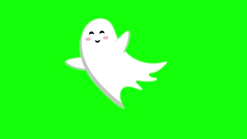 cartoon ghost icon animated cartoon flyi... | Stock Video | Pond5