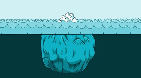 Iceberg Cartoon Stock Footage ~ Royalty Free Stock Videos | Pond5