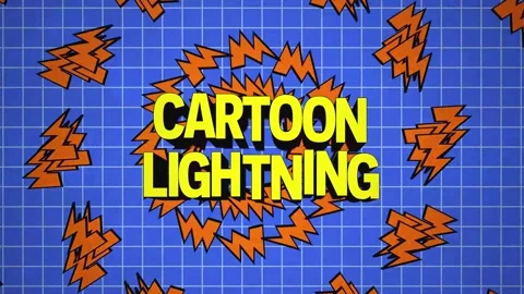 Cartoon Lighting Blueprint Title Intro ~ After Effects #266281692