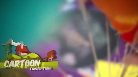 Cartoon Lower Thirds ~ After Effects Project #137736851