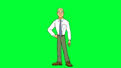 Cartoon Pointing Stock Video Footage | Royalty Free Cartoon Pointing ...