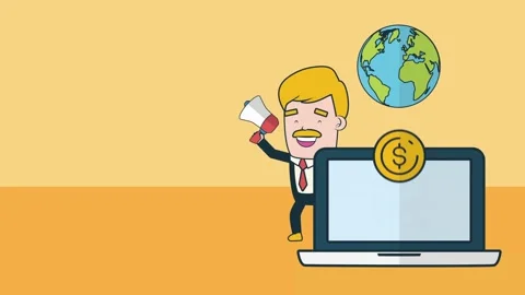 Laptop Screen Cartoon Stock Videos – Royalty-Free HD & 4K Videos