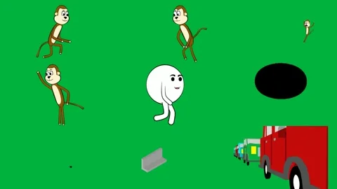 Cartoon Monkey Character Stock Videos – Royalty-Free HD & 4K Videos | Pond5