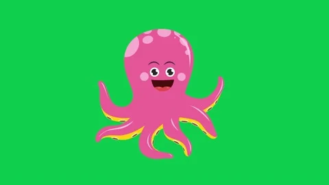 Octopus Green Screen Stock Footage ~ Royalty Free Stock Videos | Pond5