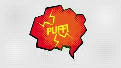 cartoon Puff Comic Bubble speech loop An... | Stock Video | Pond5
