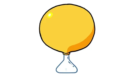 Cartoon pumping balloon on a stock. Phys... | Stock Video | Pond5