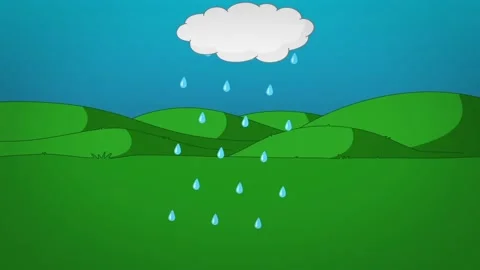Cartoon Rain (Bonus) ~ After Effects Project #101388125