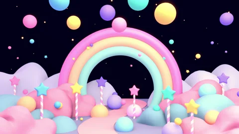 Rainbow Cartoon Stock Videos – Royalty-Free HD & 4K Videos | Pond5