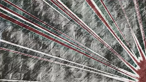 Cartoon Red stripes ink printed sketch d... | Stock Video | Pond5