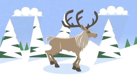 Elk Cartoon Stock Videos – Royalty-Free HD & 4K Videos