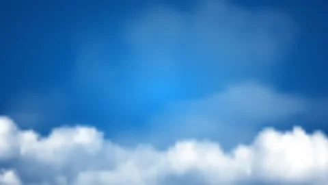 Cartoon sky animated. Animation moving w... | Stock Video | Pond5