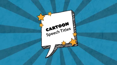 Cartoon Speech Titles ~ After Effects Template #146012247