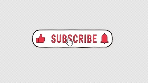 Cartoon Style Subscribe Button Animation... | Stock Video | Pond5