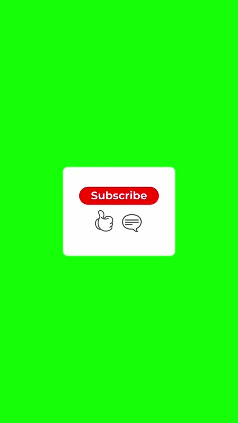 Subscribe Green Screen Stock Videos – Royalty-Free HD & 4K Videos