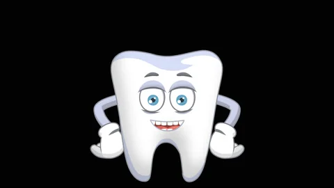Cartoon Tooth Speak Talk Animation with ... | Stock Video | Pond5