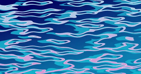 Cartoon water loop in 4K. Anime manga st... | Stock Video | Pond5