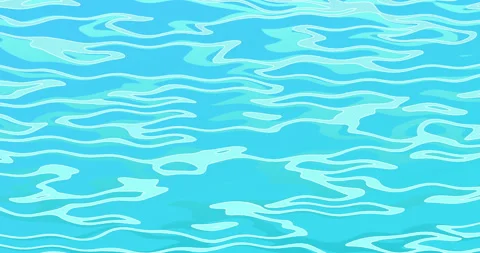 Cartoon water loop in 4K. Anime manga st... | Stock Video | Pond5