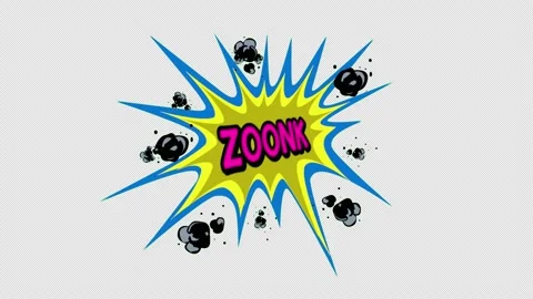 cartoon zoom Comic Bubble speech loop An... | Stock Video | Pond5