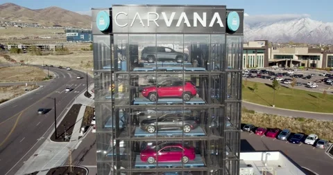 Carvana Car Vending Machine Building, Re... | Stock Video | Pond5