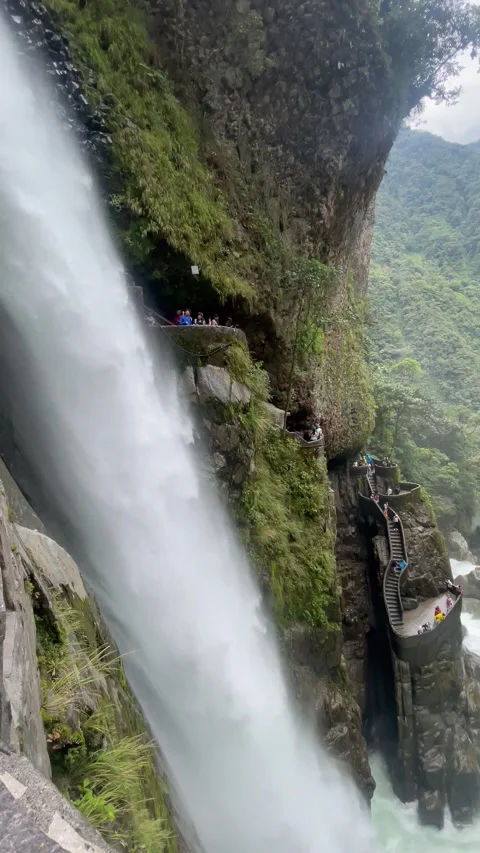 Cascada El Pailon, the most beautiful wa... | Stock Video | Pond5