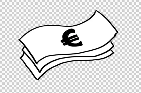 Cash Euro animated illustration whiteboa... | Stock Video | Pond5