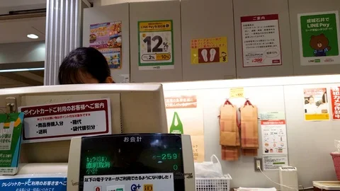 Convenience Store Cashier Stock Footage ~ Royalty Free Stock Videos | Pond5