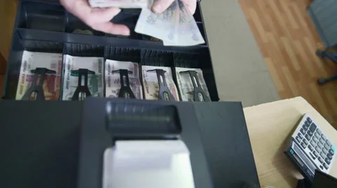 Cashier Receipt Stock Footage ~ Royalty Free Stock Videos | Pond5