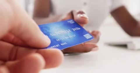 Hand Holding Debit Card Stock Footage ~ Royalty Free Stock Videos | Pond5