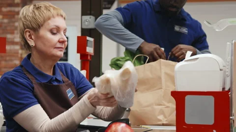 Supermarket Scanning Stock Video Footage | Royalty Free Supermarket ...