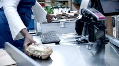 Supermarket Scanning Stock Video Footage | Royalty Free Supermarket ...