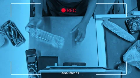 Cashier Top View Stock Video Footage | Royalty Free Cashier Top View ...