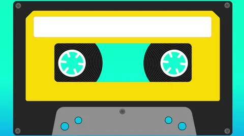 Cassette Tape Animation | Stock Video | Pond5