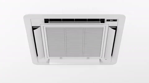 Cassette type air conditioner | Stock Video | Pond5