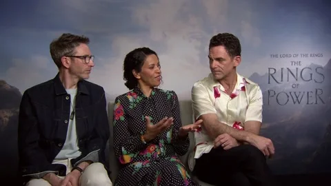 Cast of The Lord of the Rings: The Rings... | Stock Video | Pond5