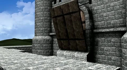 Castle Drawbridge Stock Footage ~ Royalty Free Stock Videos | Pond5