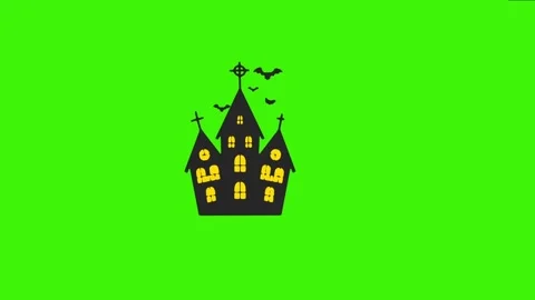 Castle Green Screen Animation: Illuminat... | Stock Video | Pond5