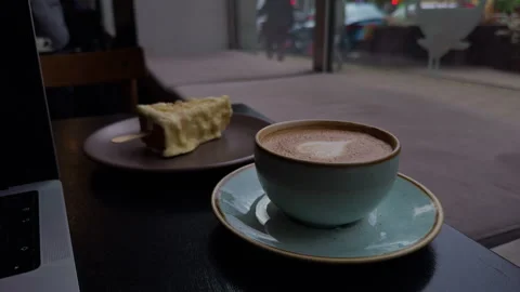 Casual remote workspace, Relaxed digital... | Stock Video | Pond5