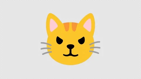 Cat Face with Wry Smile Emoji Animated o... | Stock Video | Pond5