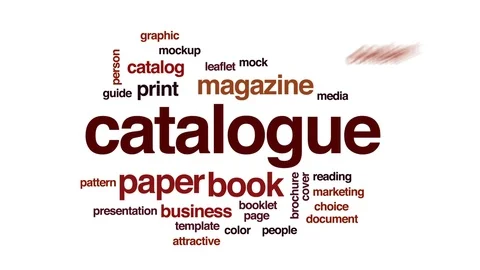 Catalogue animated word cloud, text desi... | Stock Video | Pond5