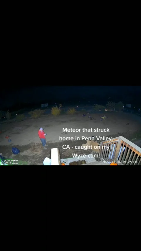 Catching the Meteorite that Potentially ... | Stock Video | Pond5