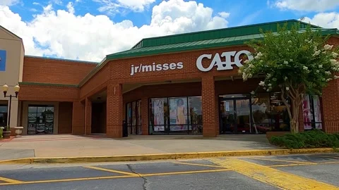 Cato retail fashion store in a retail st... | Stock Video | Pond5