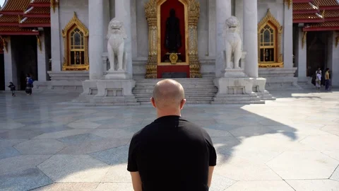 Caucasian Ex Christian Man Converted To ... | Stock Video | Pond5