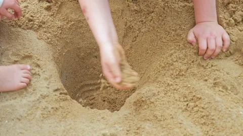 Digging For Treasure Stock Video Footage | Royalty Free Digging For ...