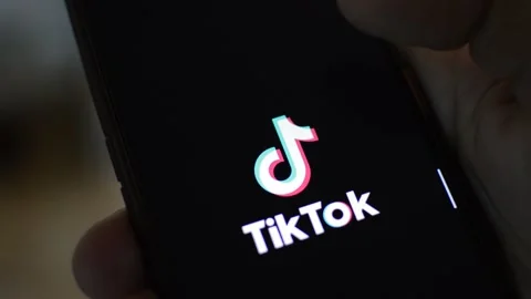 caucasian man with tik tok social networ... | Stock Video | Pond5