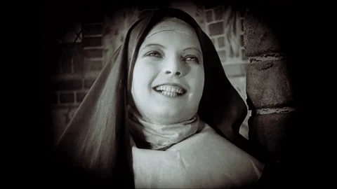 Caucasian Nuns Possessed By The Devil Go... | Stock Video | Pond5