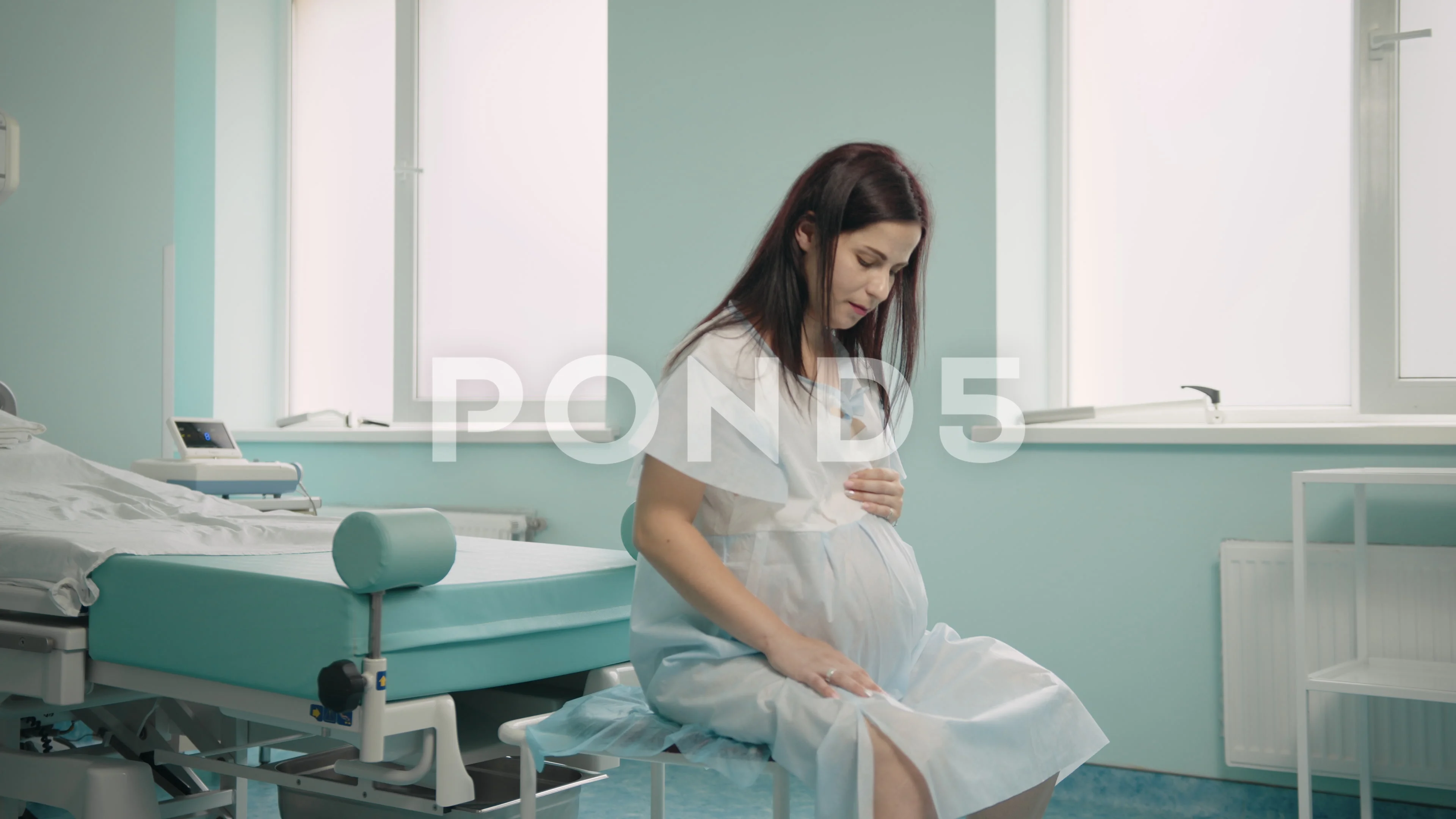 Hospital Room With Pregnant Patient