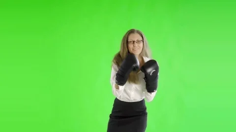 Boxing Girl Green Screen Stock Videos – Royalty-Free HD & 4K Videos ...